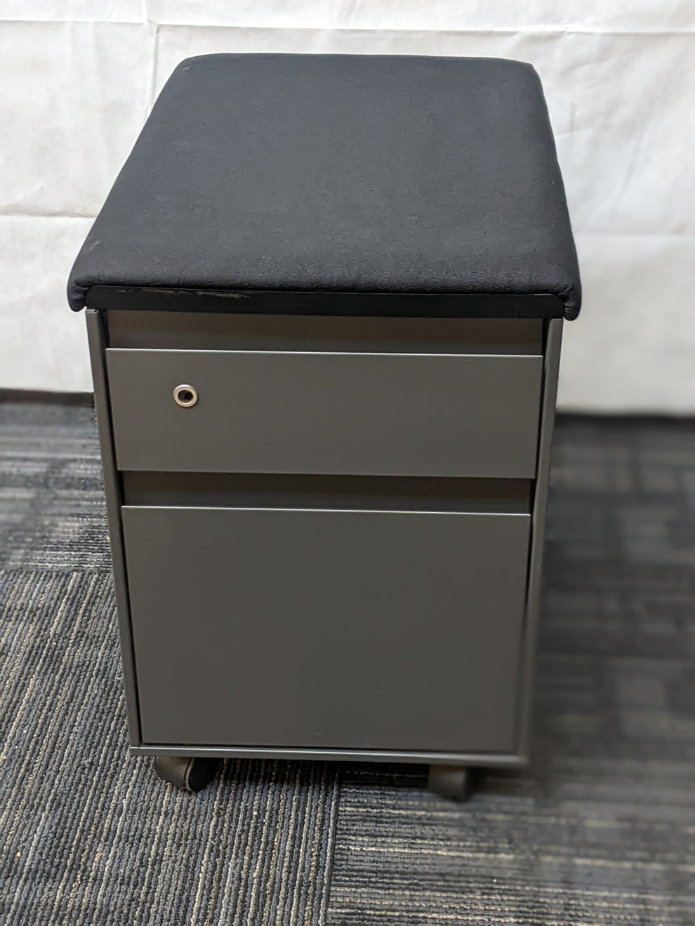 STEELCASE | MOBILE BOX/FILE PEDESTAL WITH CUSHION (NEED REFURBISHED ...