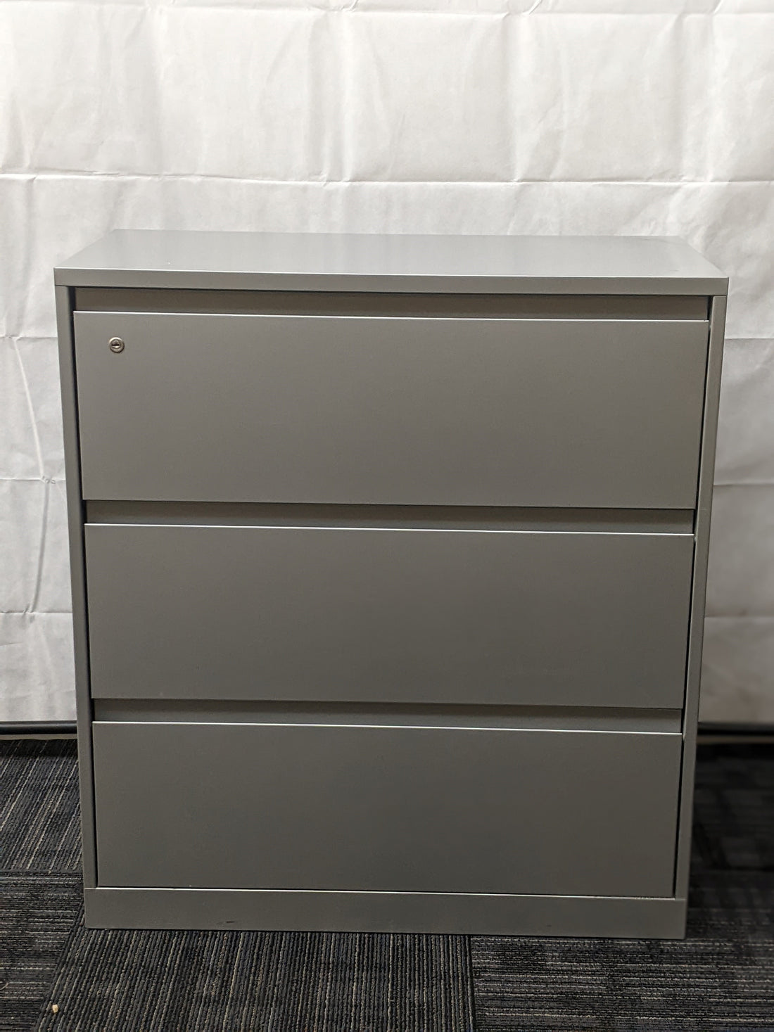 STEELCASE LATERAL FILE 3 DRAWERS FLUSH STEEL FRONT – Storr PreOwned