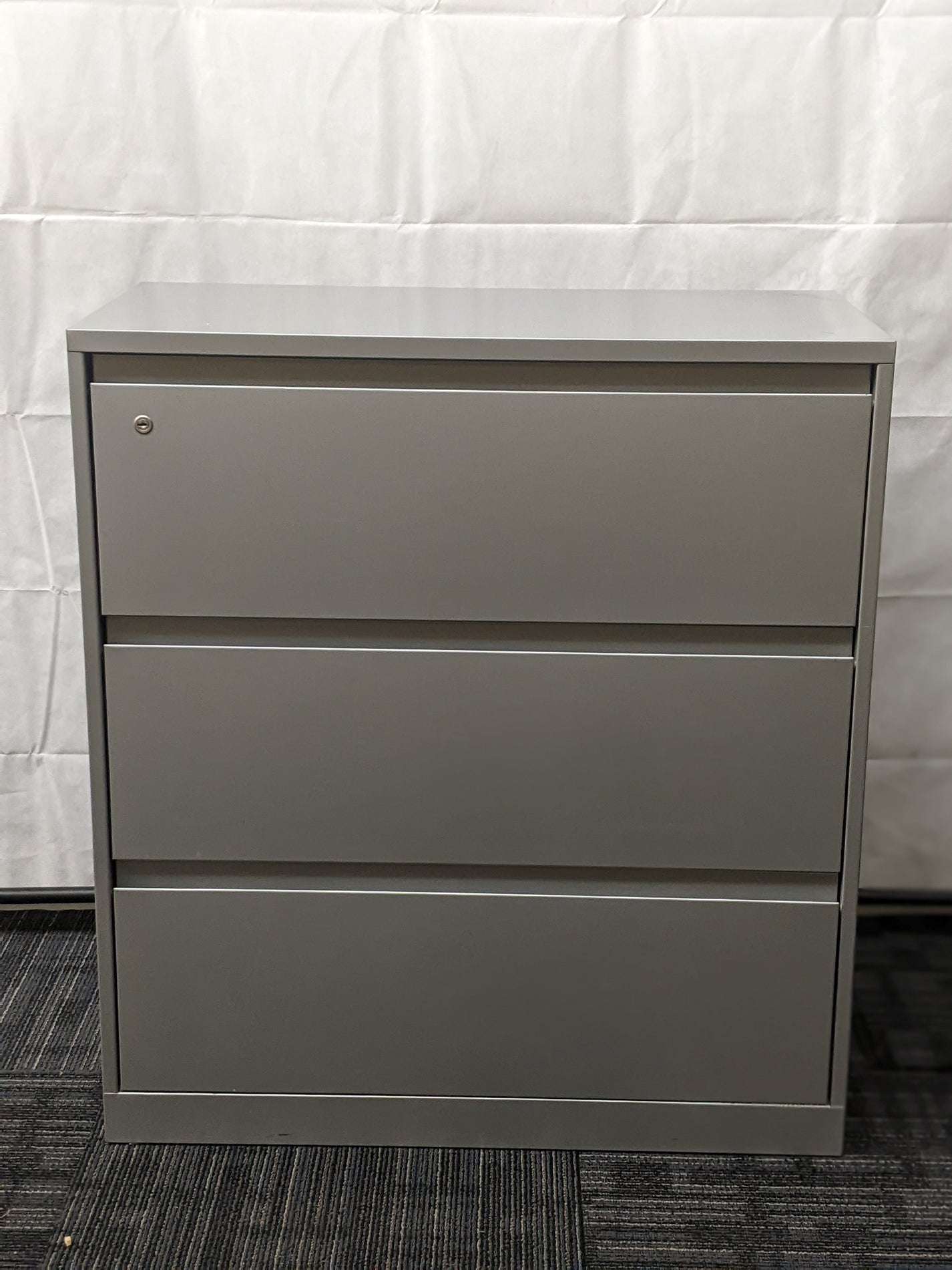 STEELCASE LATERAL FILE 3 DRAWERS FLUSH STEEL FRONT – Storr PreOwned