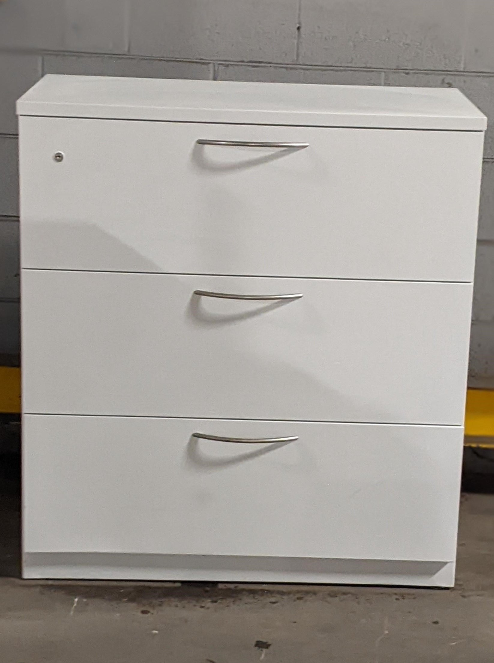 STEELCASE LATERAL FILE 3 DRAWERS PROUD STEEL FRONT – Storr PreOwned