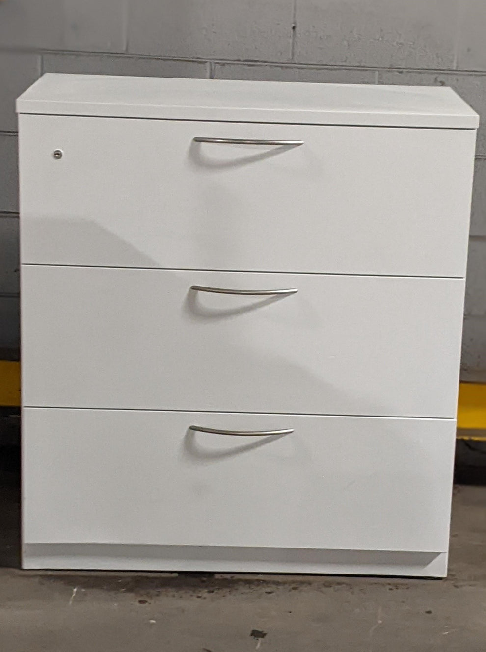 STEELCASE LATERAL FILE 3 DRAWERS PROUD STEEL FRONT – Storr PreOwned