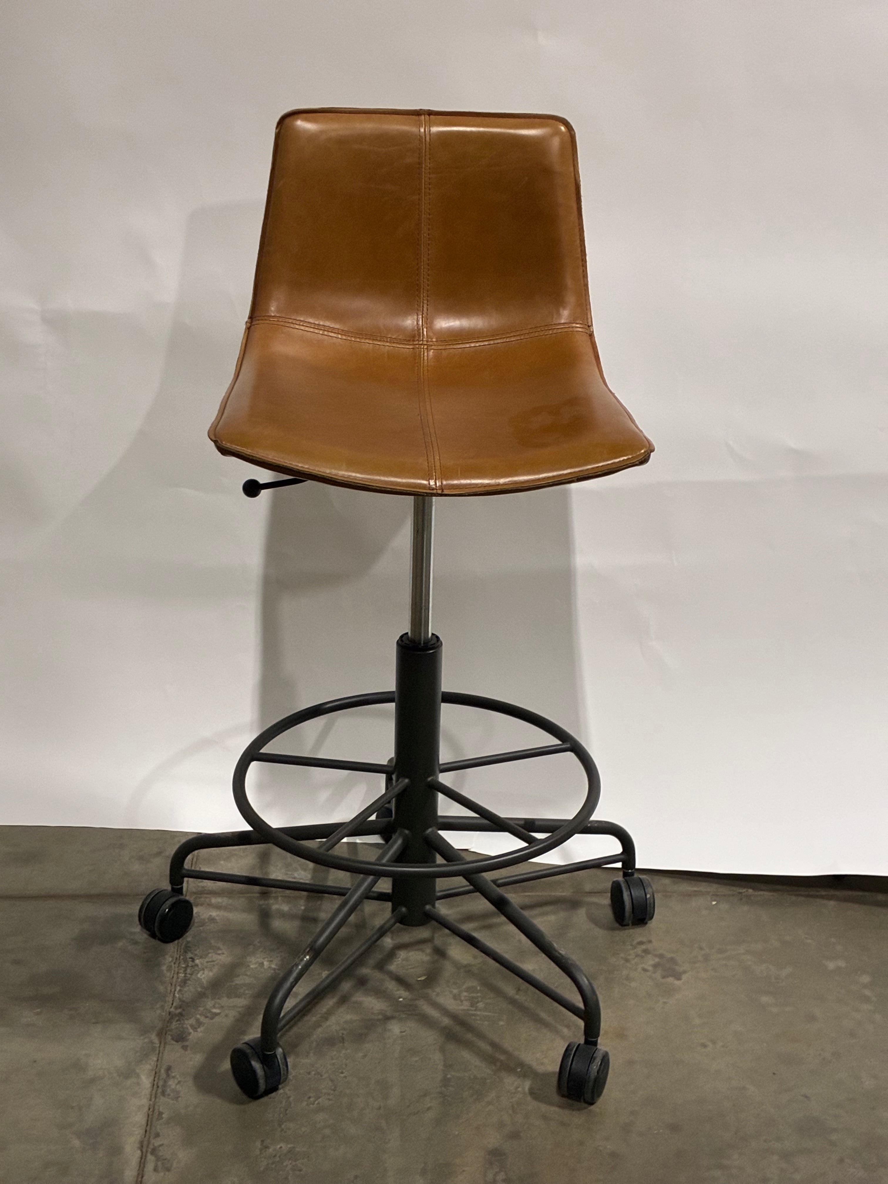 WEST ELM | KENT CONFERENCE STOOL 5 STAR ARMLESS – Storr PreOwned